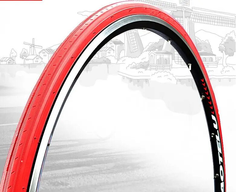 KENDA 700x23C велошины K191/K177 Красный, Red