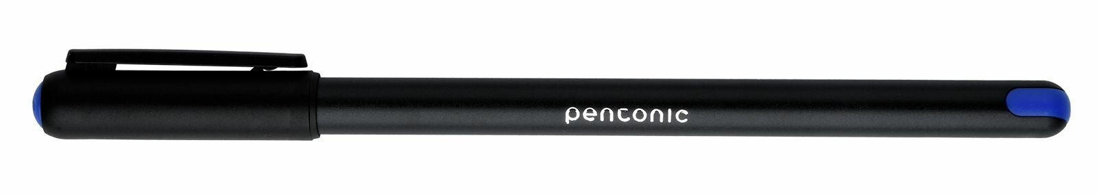 Шариковая ручка LINC "Pentonic", синяя, 0,7 мм, черный круглый корпус, игольчатый наконечник (7024/Box)