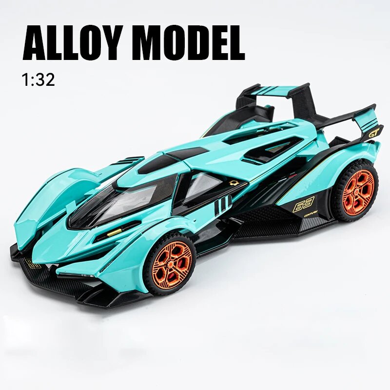 Модель автомобиля Maisto Lamborghini V12 Vision GT, голубой
