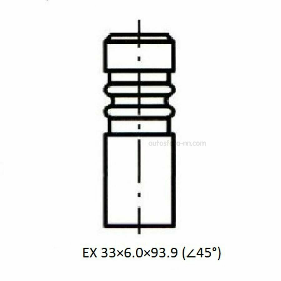 ZIKMAR Z17456R клапан ДВС