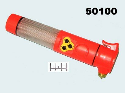 Фонарь автомобильный 1 светодиод + магнит + сирена SY-119