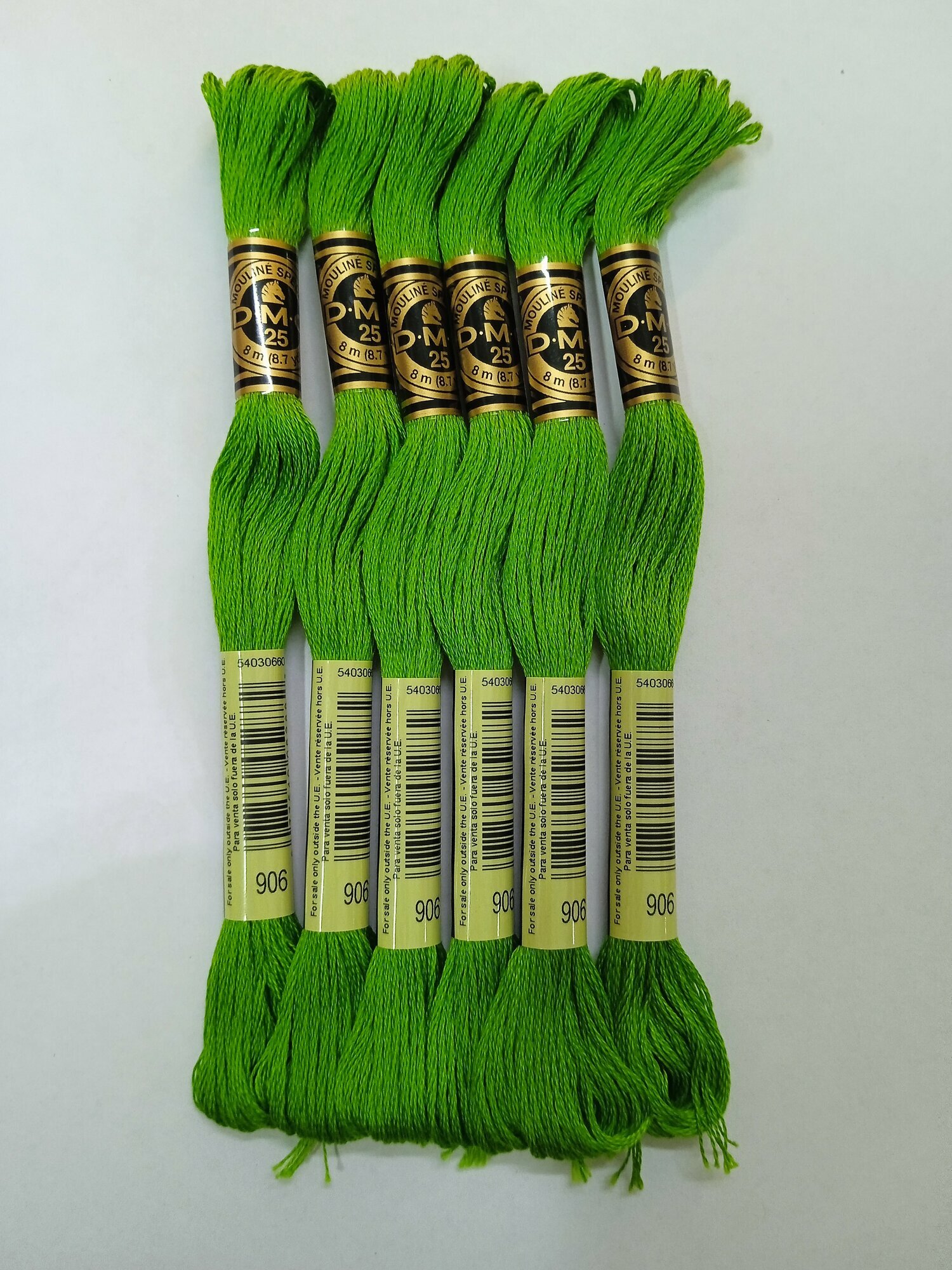 Набор ниток мулине, 8 м, 6 шт DMC-906_6