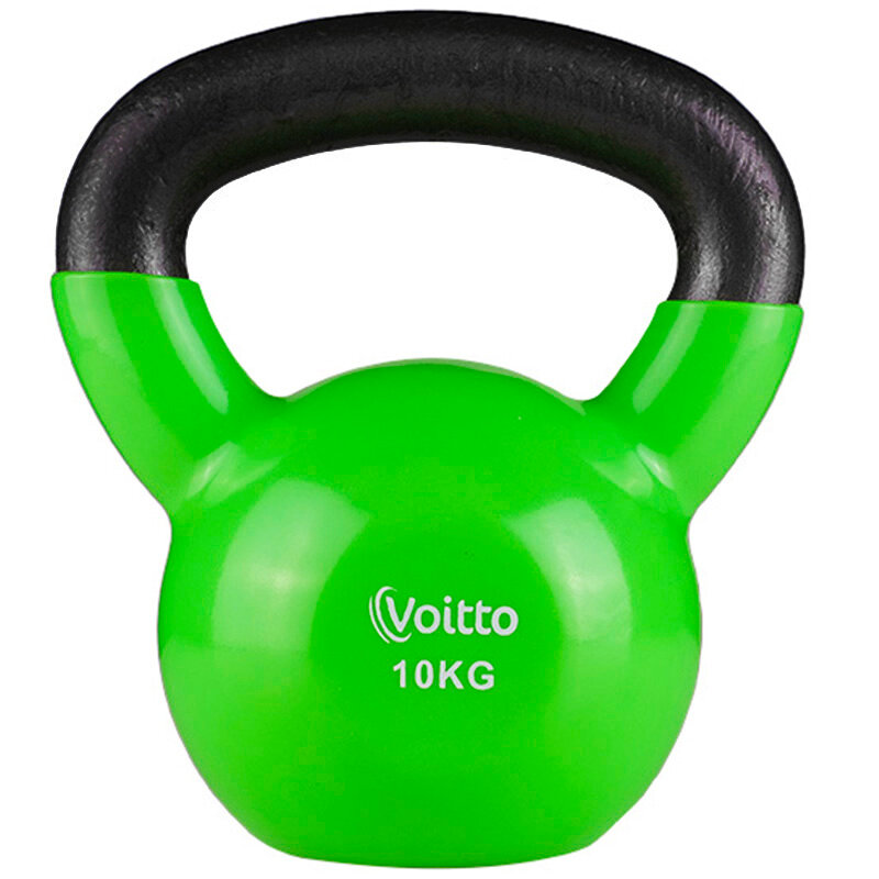 Гиря виниловая Voitto, 10 кг, зеленый