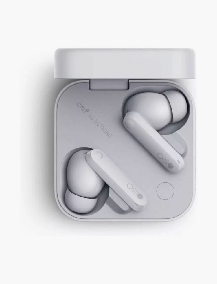 Наушники CMF Buds Pro 2, Bluetooth, AAC, LDAC, SBC, шумоподавление, белые — фото 1
