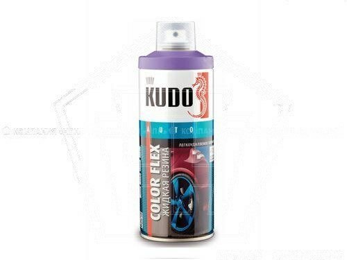 Резина жидкая kudo черная (520 мл) color flex