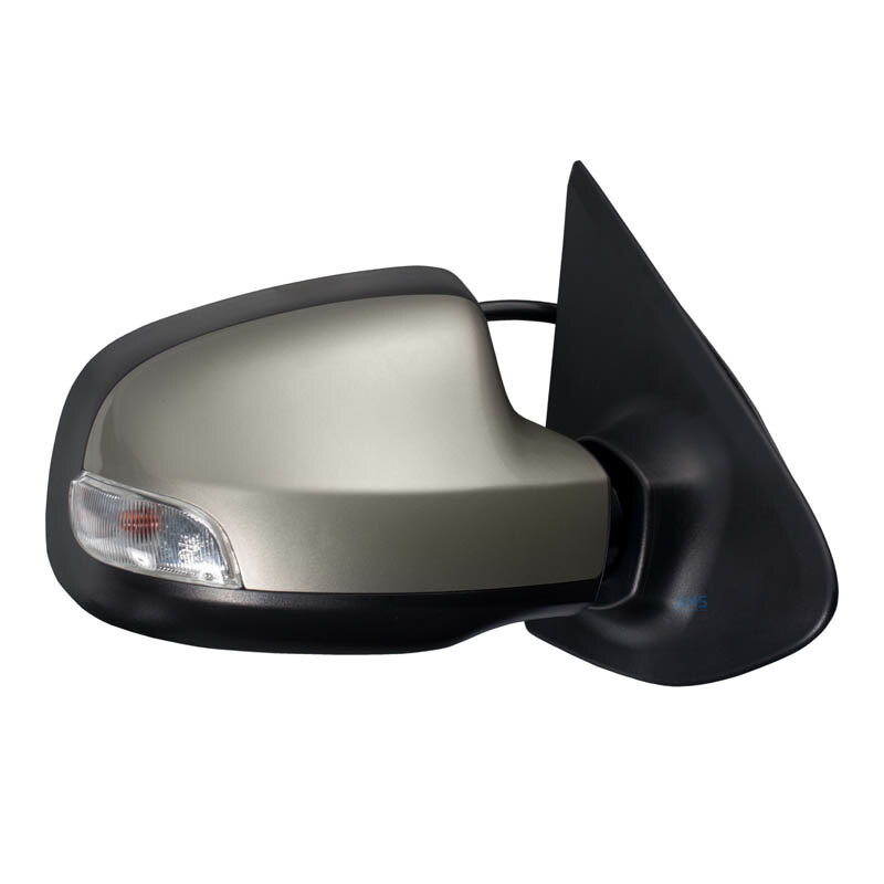 Зеркало заднего вида правое Рено Логан 2 , Сандеро, с 2014 года выпуска, электро регулировка, обогрев, повторитель, окрашенное в цвет Светлый базальт