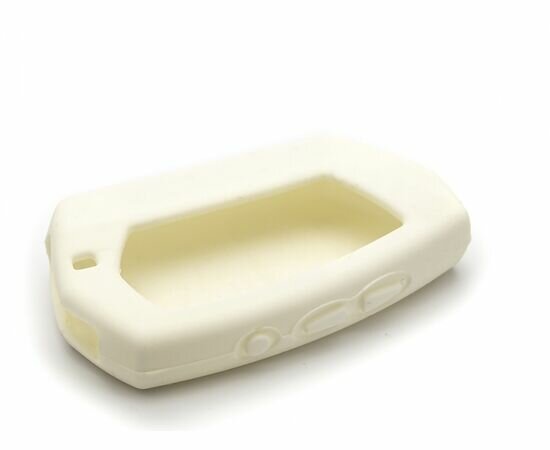 Чехол силиконовый для брелка Pandora DX90/91/D010/022 белый