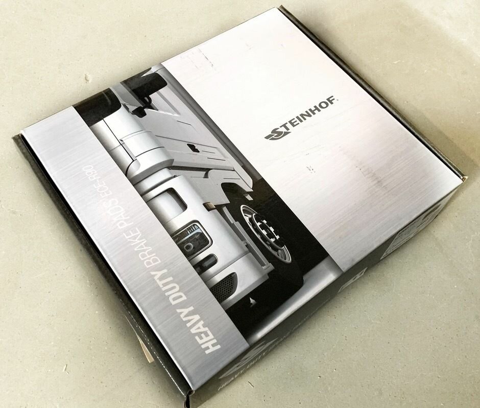 Колодки тормозные Steinhof дисковые 4 шт. с уст. комплектом 204,4х101,9х27,4 WVA 29124/29155/29172/29206/29214 MERITOR/ROR DX 225 1999- арт. SM472Z