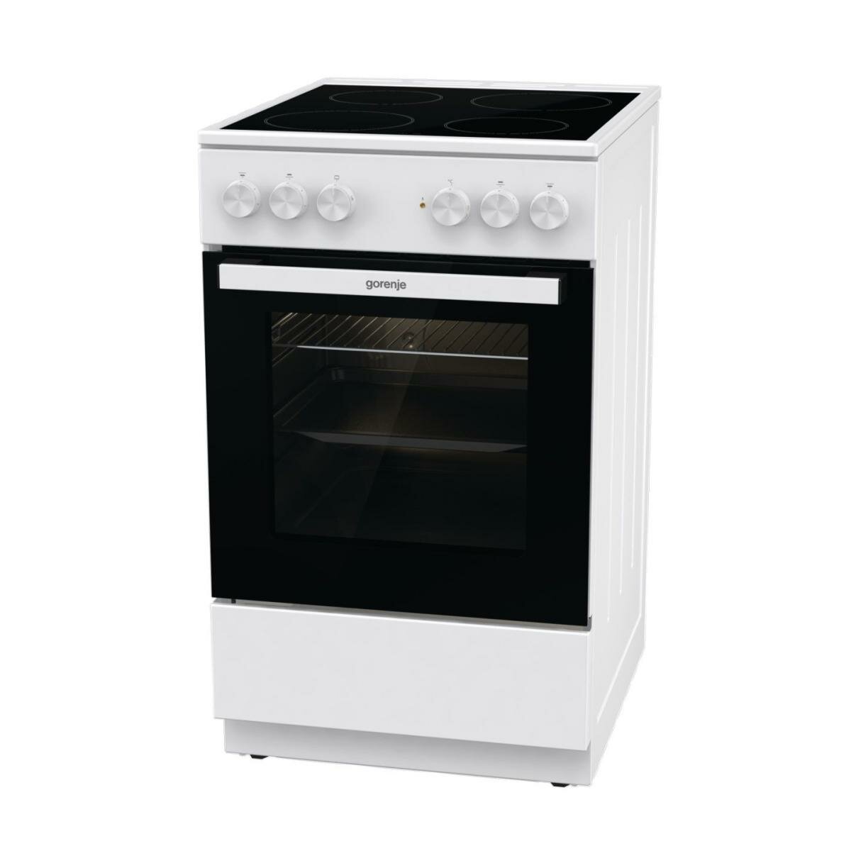 Электрические плиты стеклокерамика Gorenje Плита электрическая Gorenje GEC5A12WG-B Белый