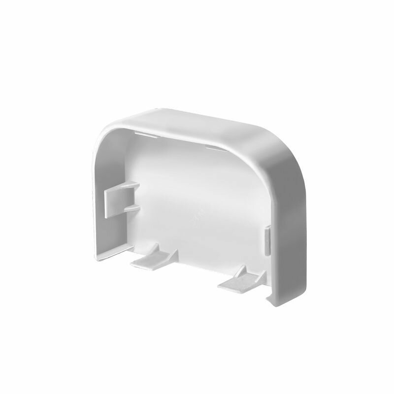 Заглушка кабель-каналов рувинил для РКК 74*55мм белая, пластик, 1 шт