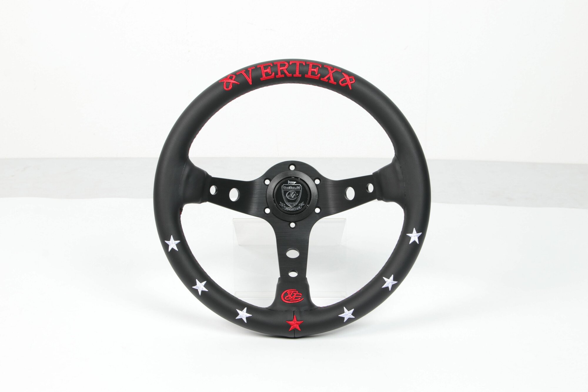 Руль гоночный Vertex stars logo 330 мм