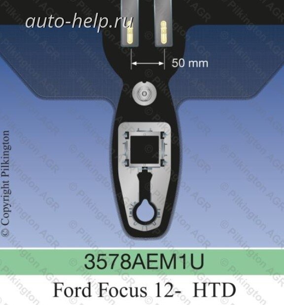 FYG FORD Лобовое VICS Обогрев ДД VIN Фиттинг solar