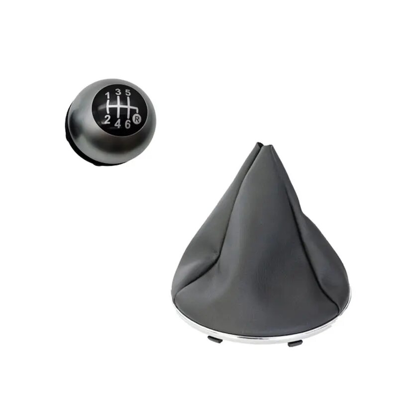 5-скоростная 6-скоростная автомобильная ручка переключения передач, кожаный чехол silver 6s leather