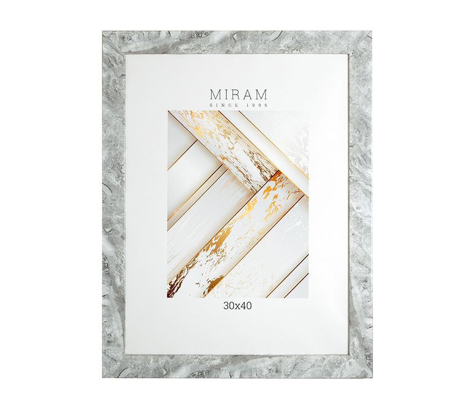 Фоторамка Мирам 30х40 см, серый мрамор