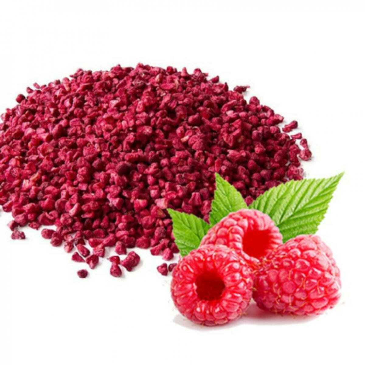 Малина кубики 1-5 мм. сублимированная Баба Ягодка, 50 гр. (Набор из 1 шт.)