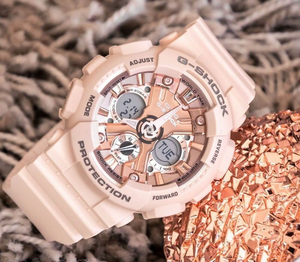 Наручные часы CASIO G-Shock, розовый — фото 1