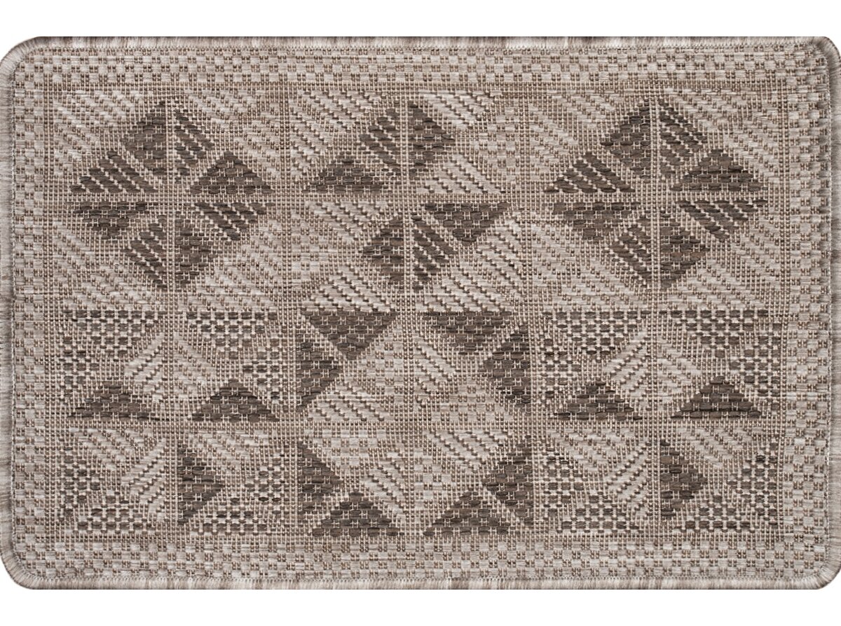Придверный коврик Витебские ковры, жаккардовый, антискользящий, прямоугольный, 0,4x0,6 м