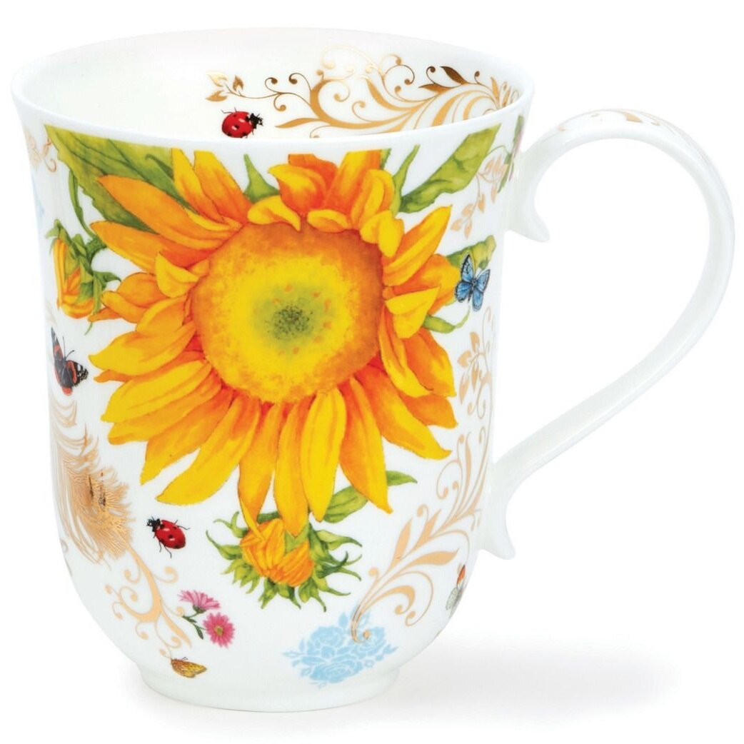 Кружка Dunoon Braemar Sunflower Vintage Mug 78680642