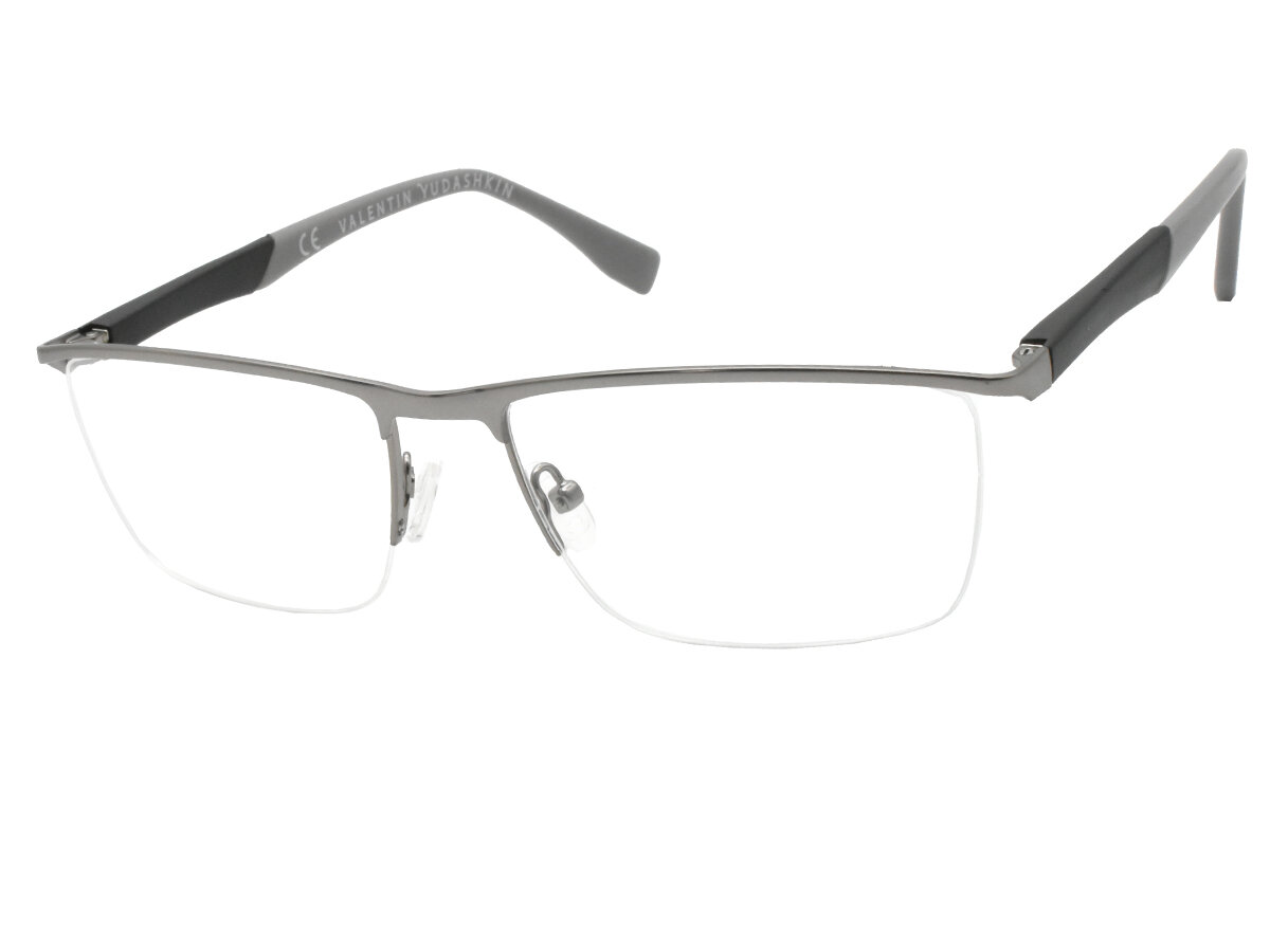 Оправа для очков Valentin Yudashkin VY 5956N C96 пол Мужской форма оправы Прямоугольная цвет оправы Серебряный