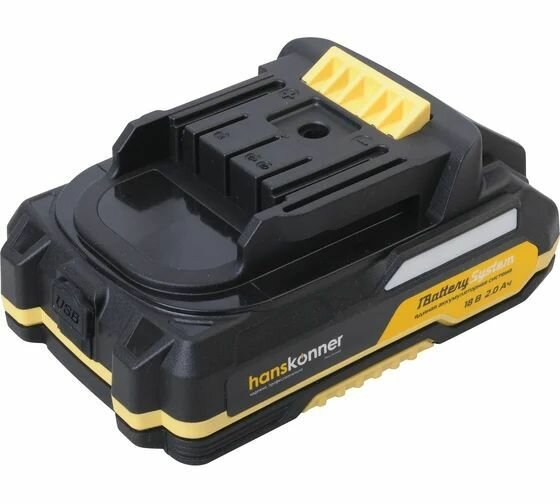 Аккумулятор Hanskonner 18 В, 1BatterySystem, 2.0 Ач HBP2002