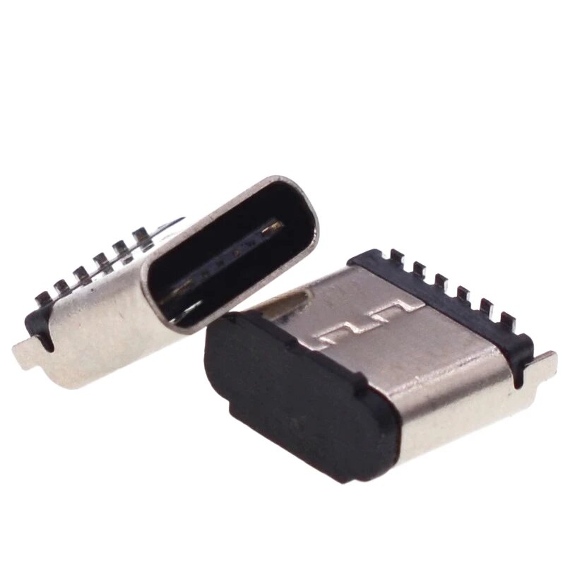 USB Type-C женский разъем 6.8H, 10шт