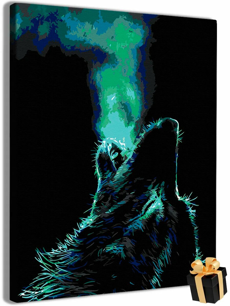 Картины по номерам Волк