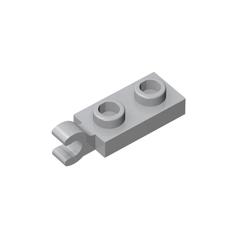 LEGO 2x1 пластиковый блок с держателем, Серый (071)