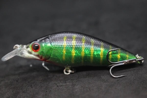 Рыболовная приманка wLure Crankbait 8,1 см, 7,1 г, широкий корпус для плавания, короткий корпус # 6-крюковая приманка для насекомых, пресноводная вода, 3D, твердые глаза, M583