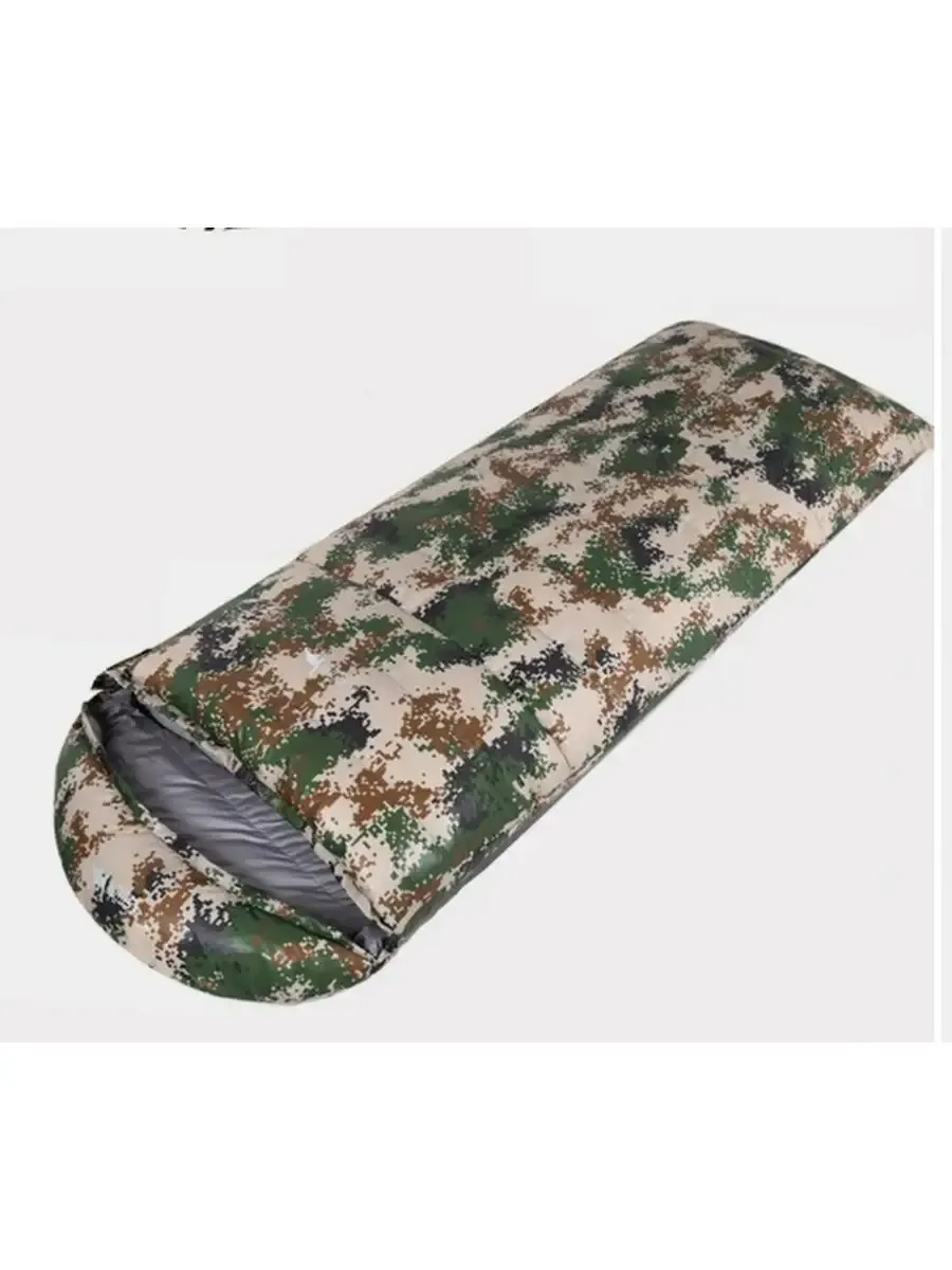 Спальный мешок туристический зимний из утиного пуха для охоты, рыбалки, кемпинга, тактический