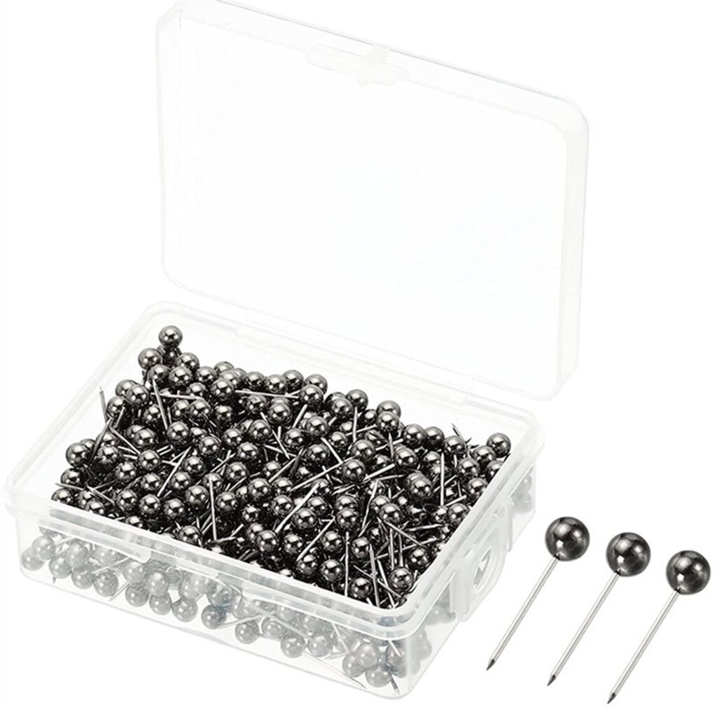 480/500 штук Шарообразных Штифтов Металлические Штифты Картографические Штифты для Пробковой доски, Металлические Швейные Штифты для Шитья Тканей