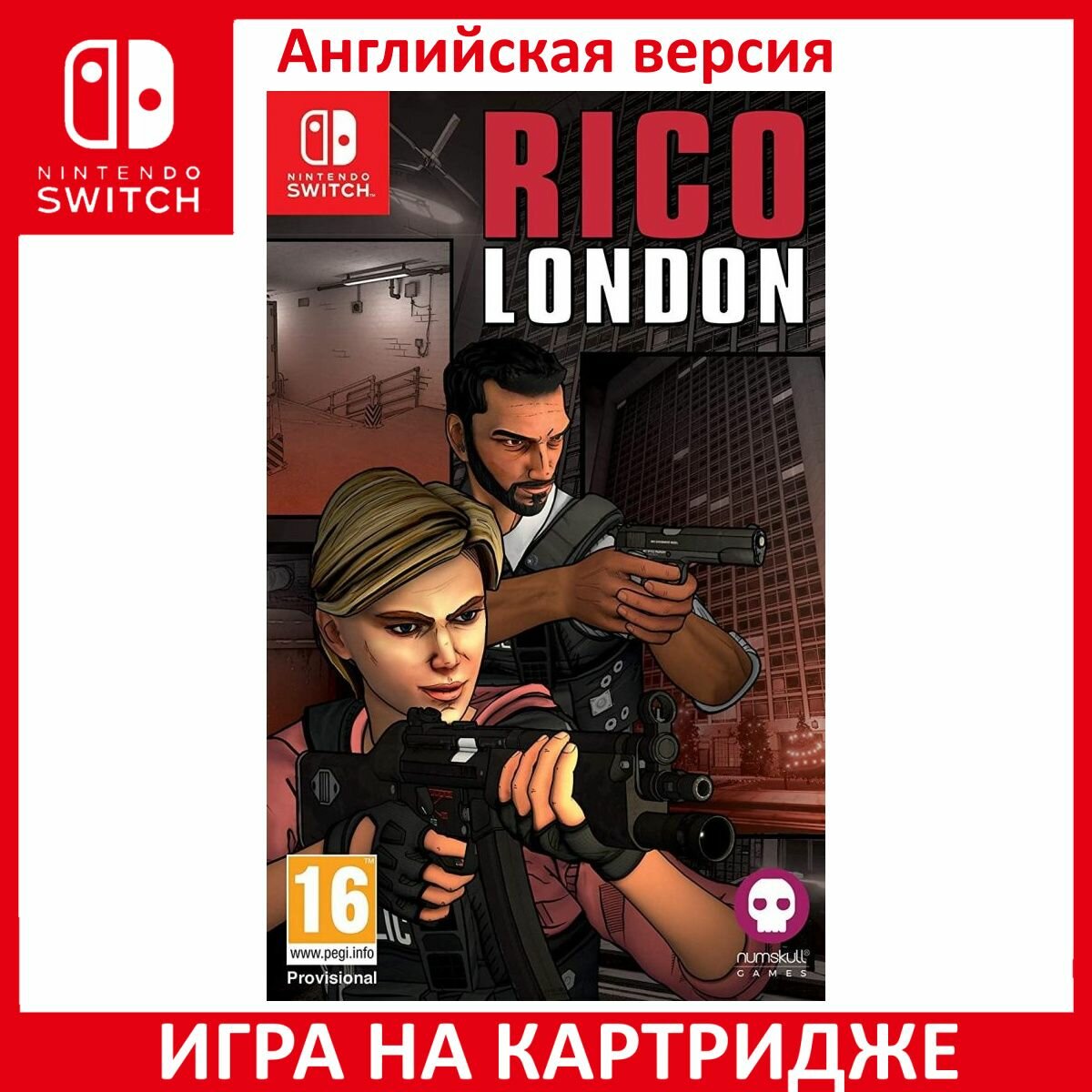 Игра RICO London Switch Картридж на Nintendo Switch Английская версия