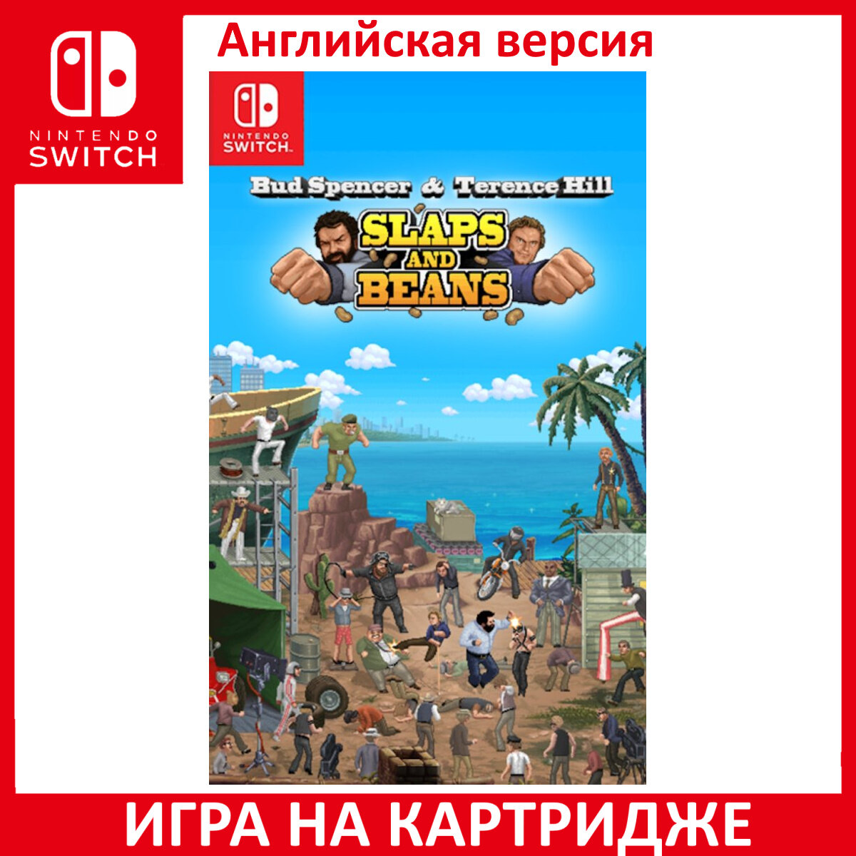 Игра Bud Spencer & Terence Hill - Slaps And Beans Switch Английский язык Картридж на Nintendo Switch