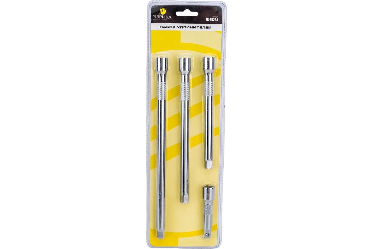 Эврика Набор удлинителей, посадочный квадрат 3/8 DR ER-9523A 990411