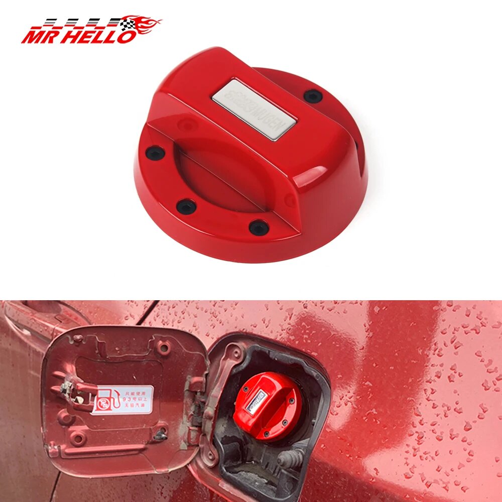 Крышка бензобака, мазута, модификация автоматического масляного бака для Honda Civic Accord JAZZ Red