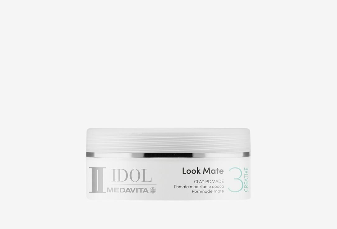 Глина для моделирования волос MEDAVITA idol look mate clay pomade 100 мл