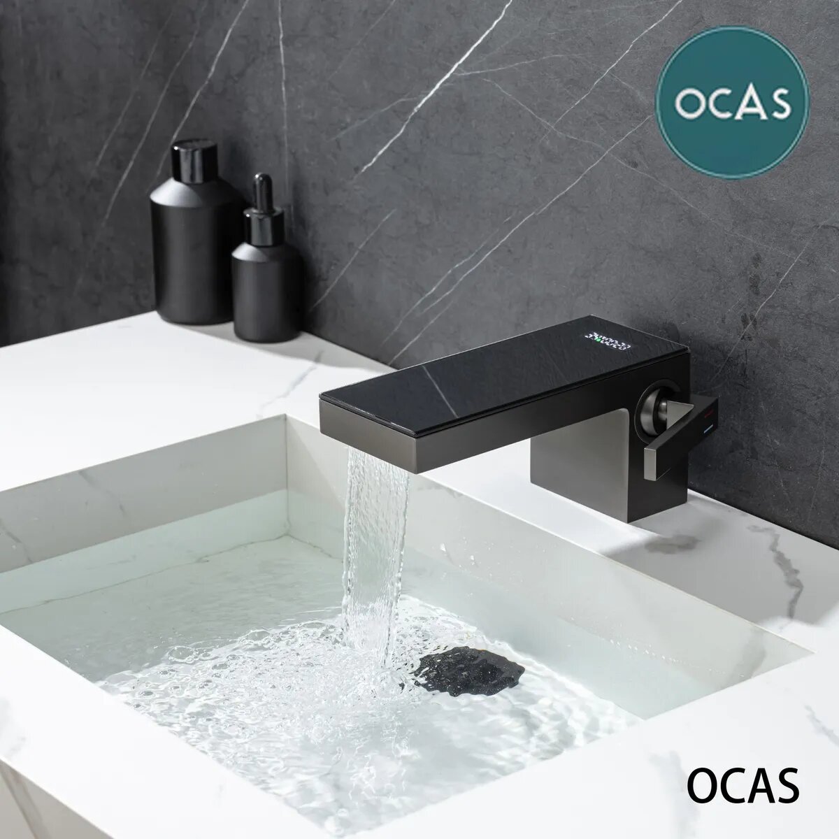 OCAS Смеситель для раковины кран для ванной цифровой дисплей E-B70
