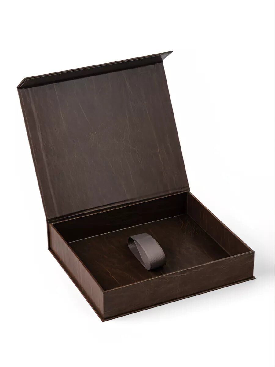 Подарочная коробка Монетная лавка, коричневая, с замком, для подарков