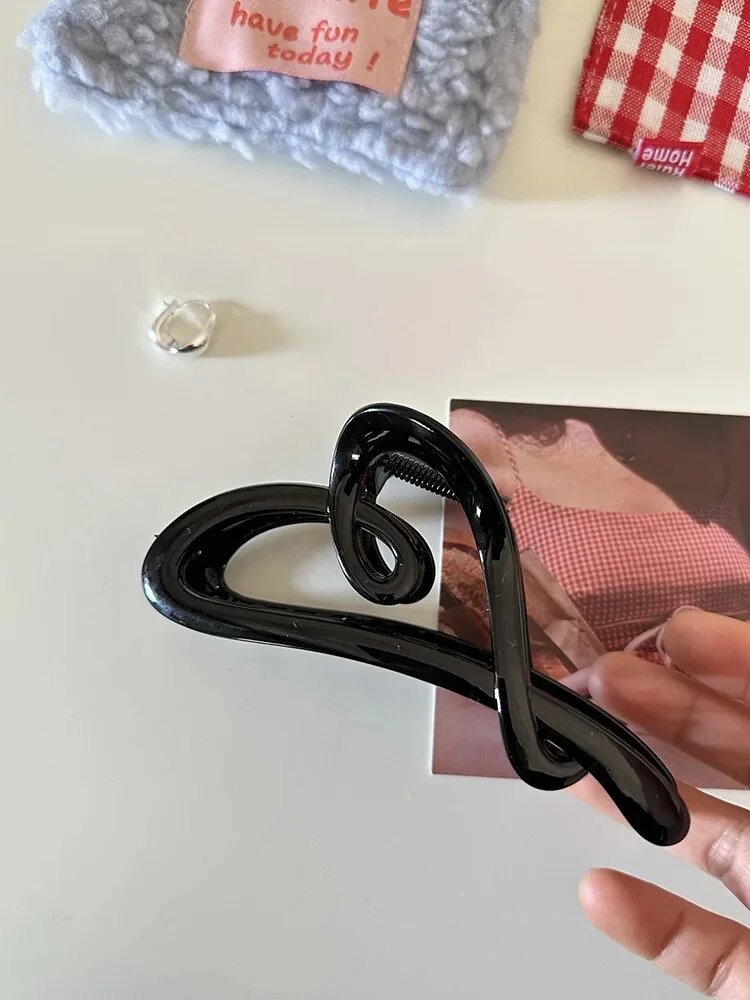 Заколка-фиксатор "Акула", женская, цвет B183#, дискообразная, большой объем волос