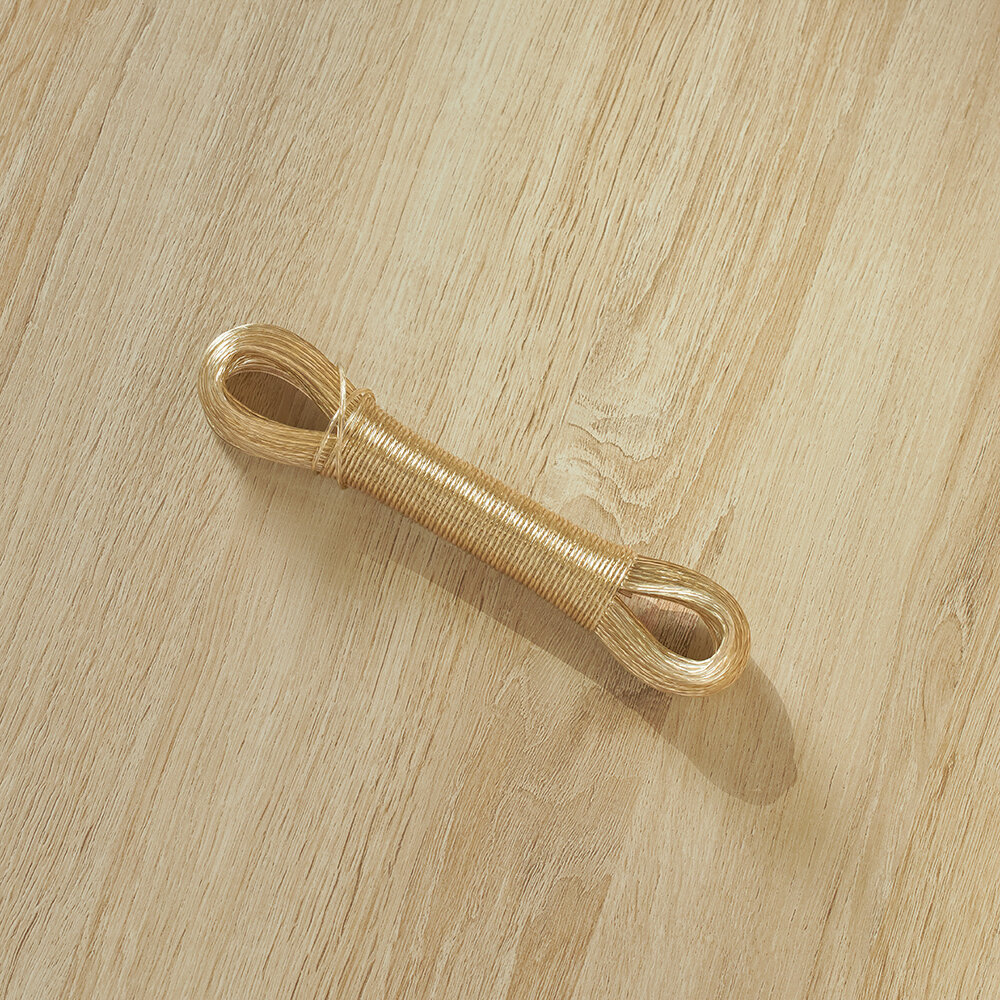 Веревка бельевая с металлическим сердечником 10 метров,2,5мм толщина.