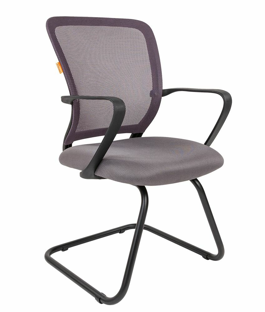 Кресло для посетителя CHAIRMAN 698V Серый Размеры: Высота 970мм Глубина 560мм Ширина 540мм