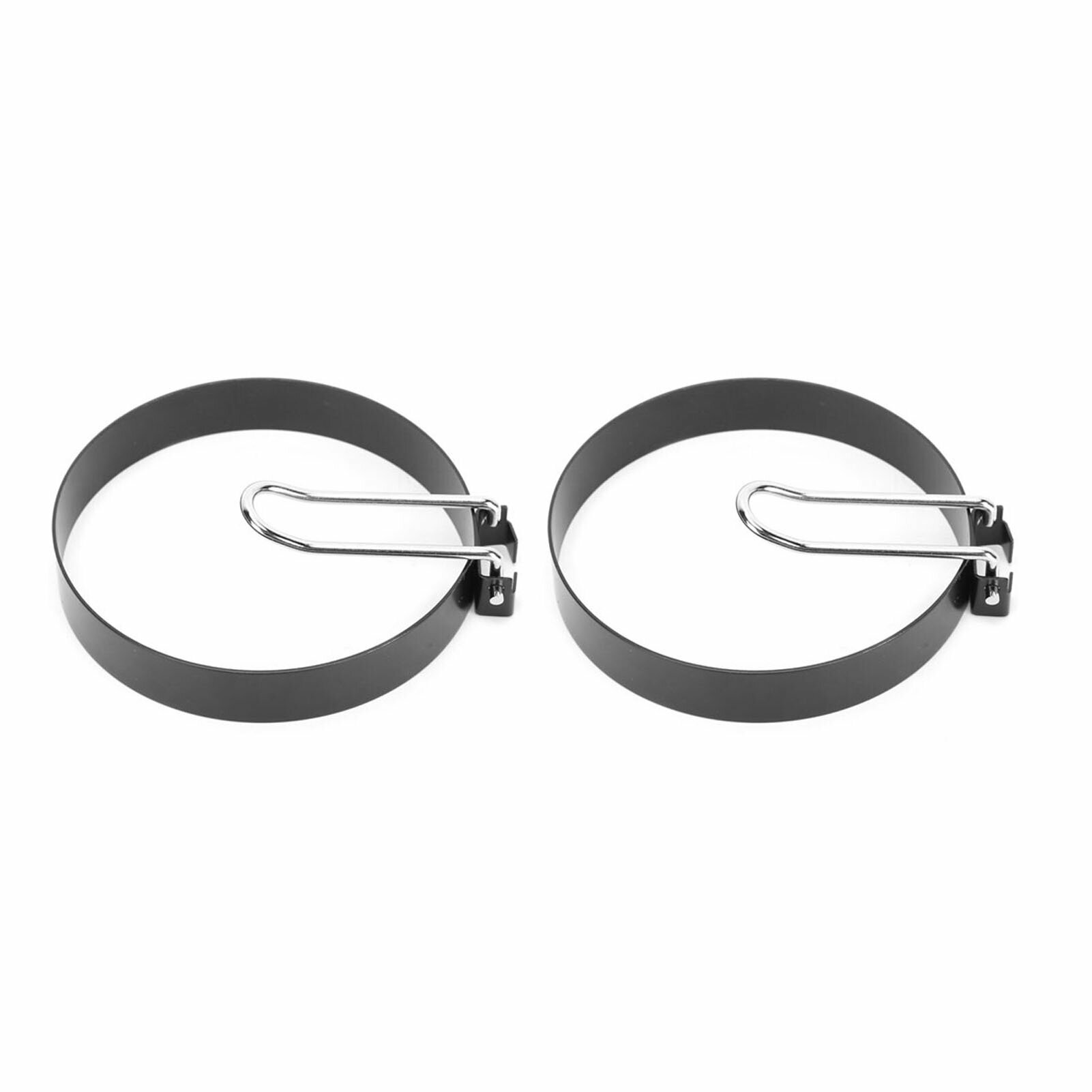 2pcs из нержавеющей стали круглой непристойной формы для яичной формы для кольца кольцо Кольцевая плесень Костюма кухонная посуда