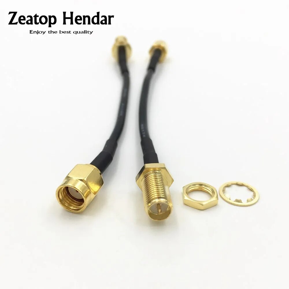 Zeatop Hendar RG174 кабель RP-SMA черный 10-500 см 3M