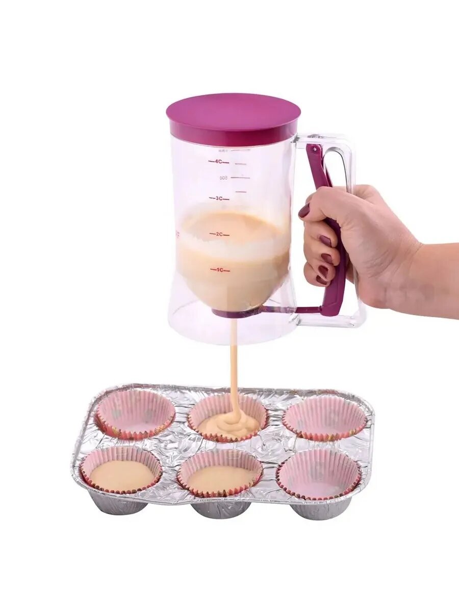 Эргономичный дозатор для теста 900 мл