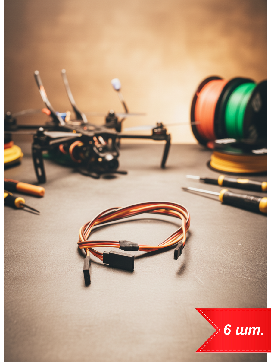 Разветвитель JR 22AWG, длина 450 мм, для сервоприводов (6 шт.)