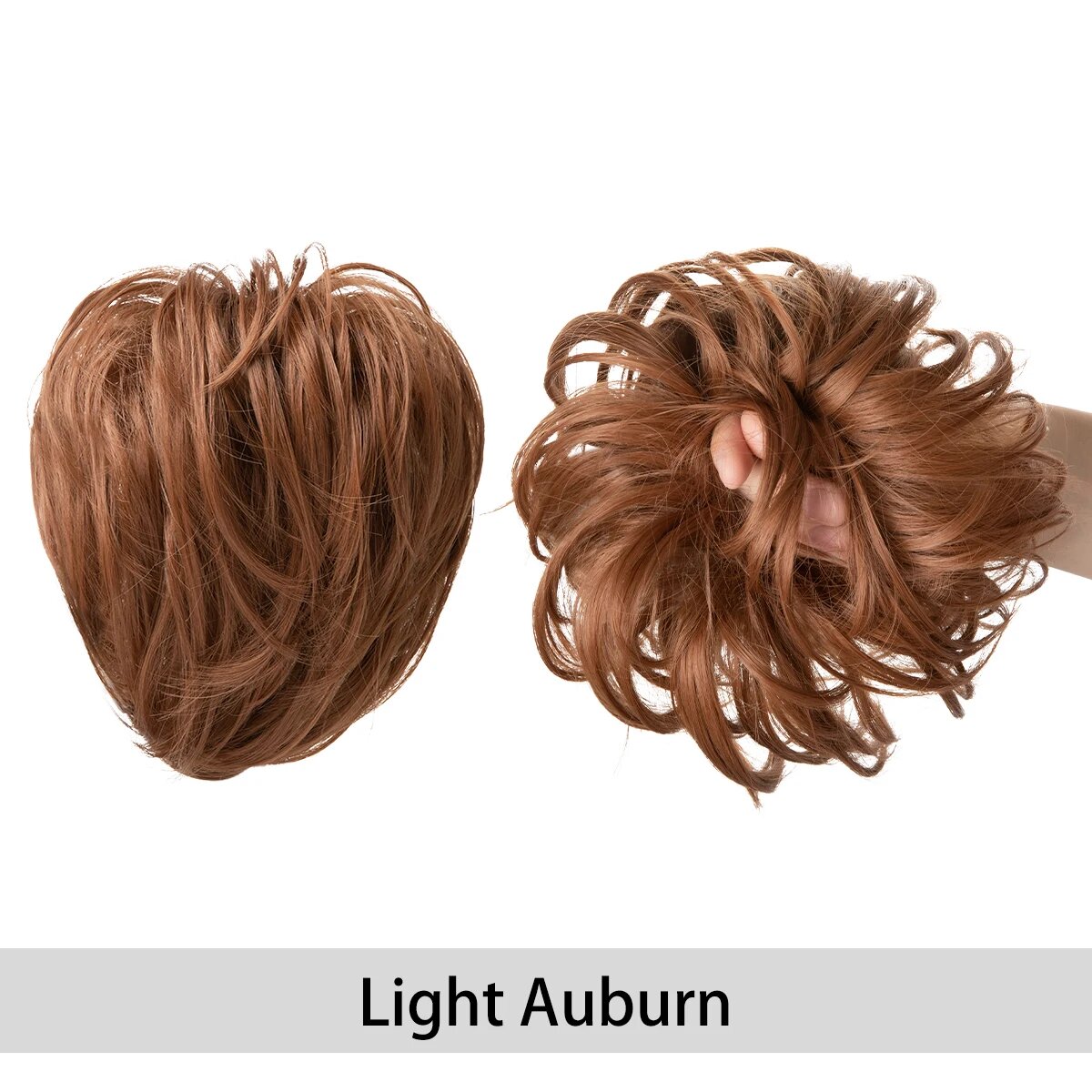 Синтетический шиньон "Light Auburn"