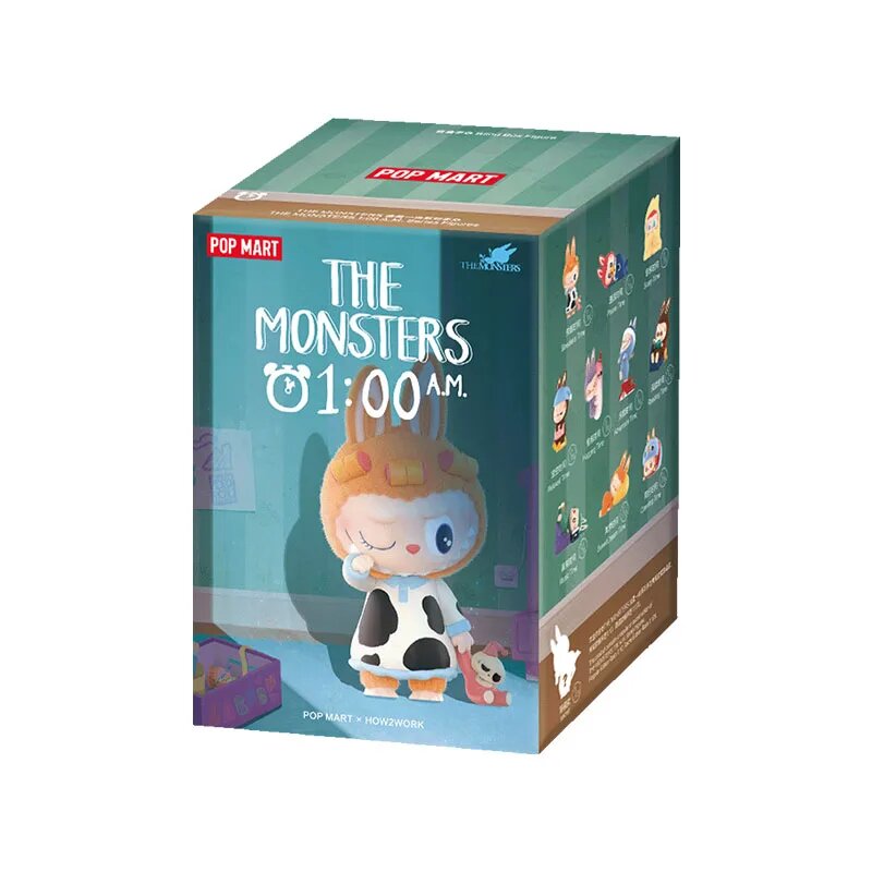 Коллекционная Фигурка PopMart Labubu The Monsters 1:00 AM Series, Серия Blind Box, Модная Кукла, Набор Kaiyodo Garage