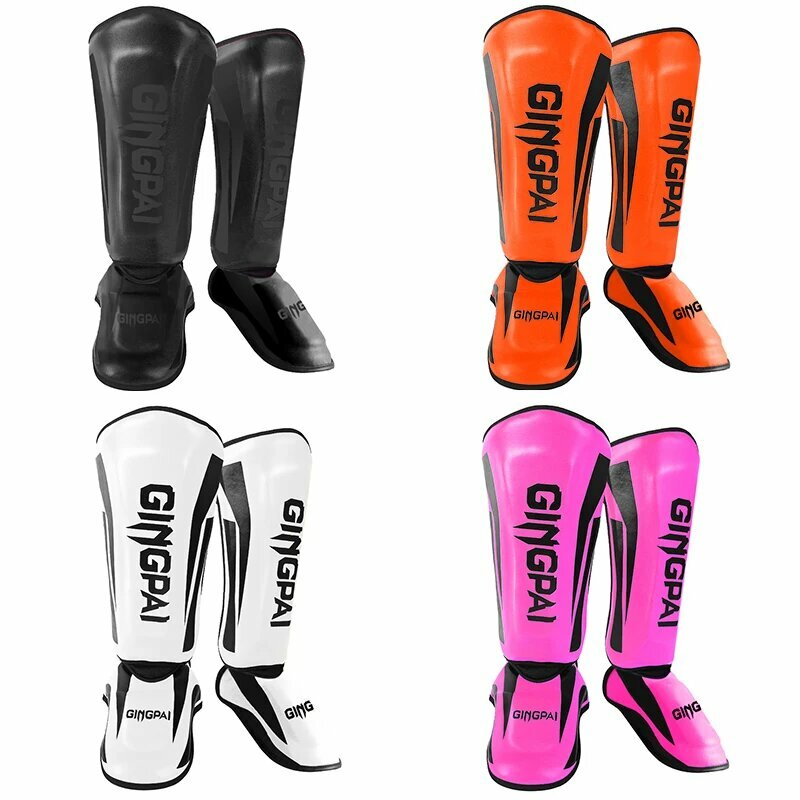 Щитки на голень Gingpai Sport, черный, L