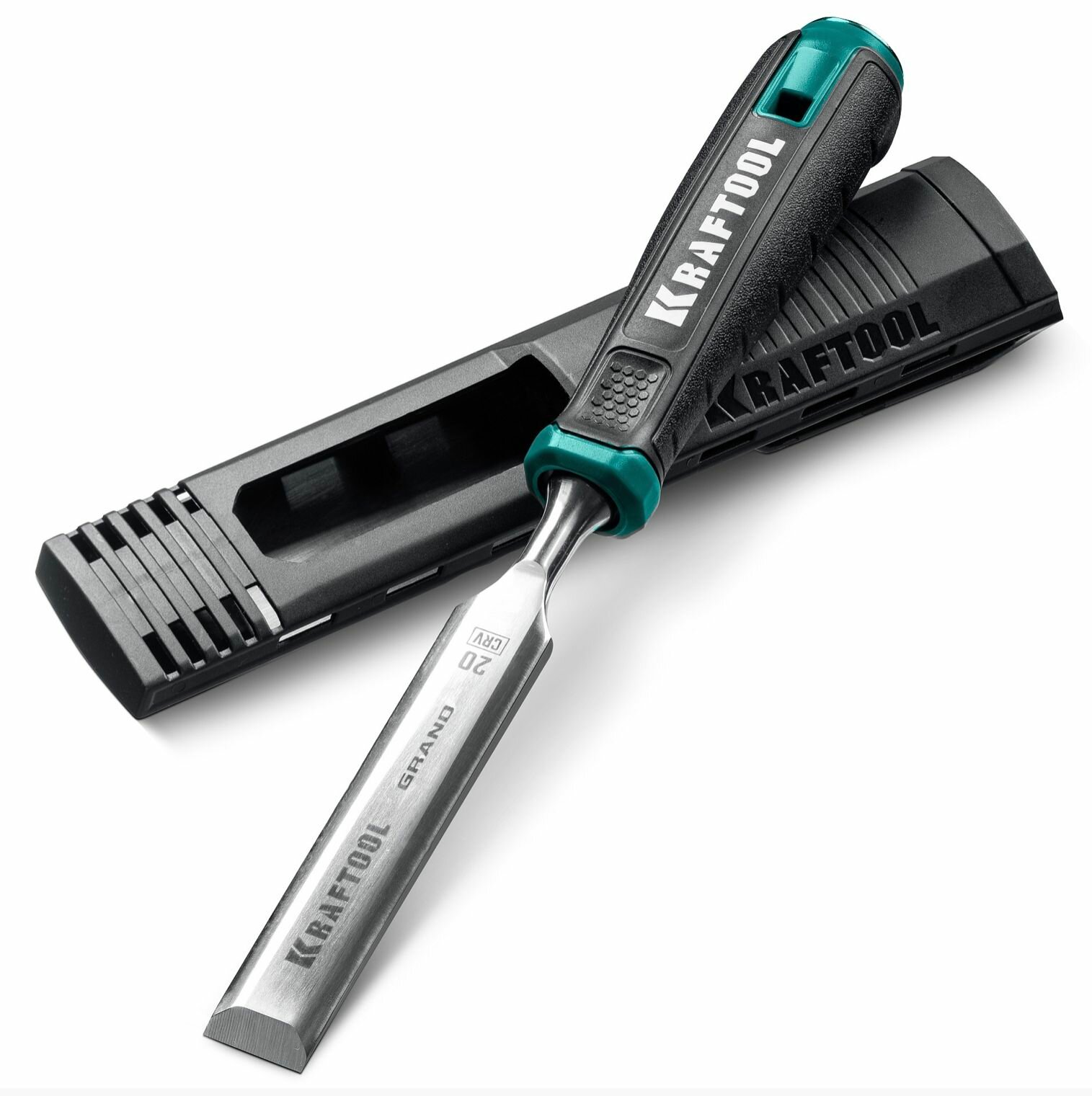 KRAFTOOL GRAND стамеска-долото с двухкомпонентной рукояткой, 20 мм