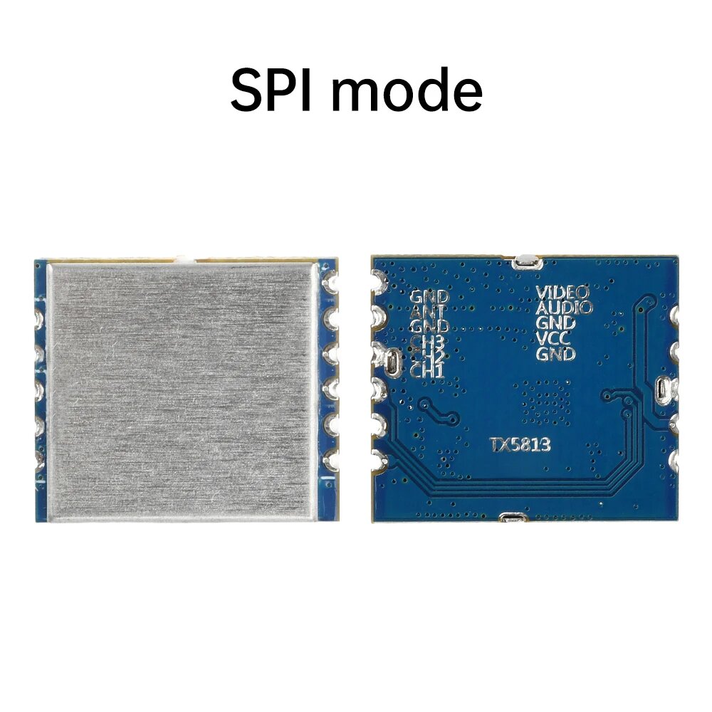 Модуль передачи 5,8G Tx5813 Передатчик передачи изображения 20 МВт 8-канальный модуль передачи изображения Fm