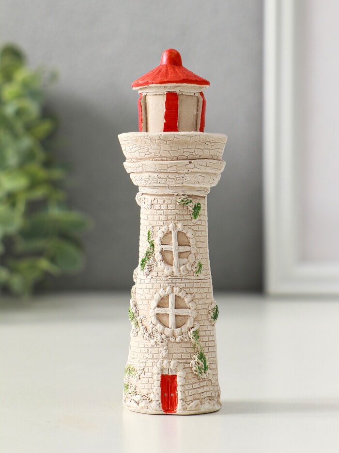 Фигурка гипс Маяк, 13×3 см, с росписью